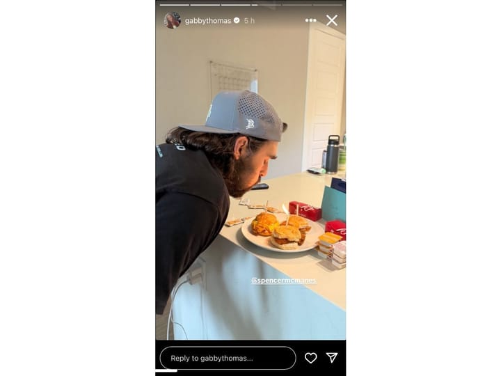 Gabby Thomas shares adorable wishes on her fiancé Spencer McManes’ birthday