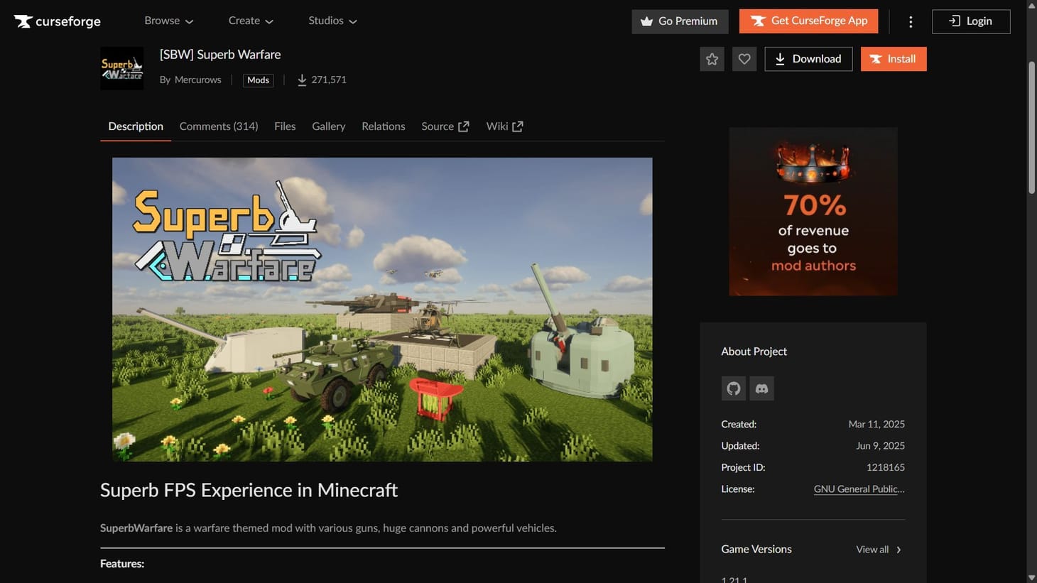 Minecraft Superb Warfare mod guide: Features and how to download