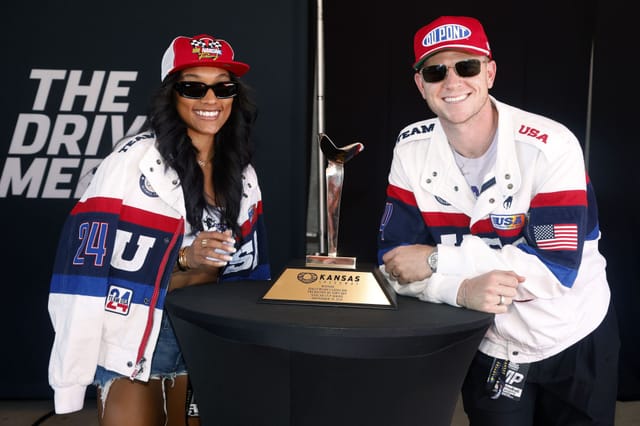 Tara Davis-Woodhall pens an emotional note for husband Hunter Woodhall ...
