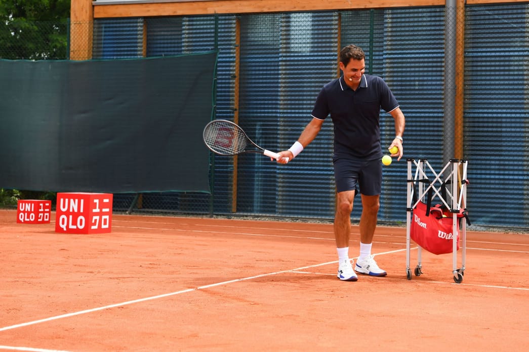 Roger Federer follows in Rafael Nadal's footsteps as he enjoys new ...