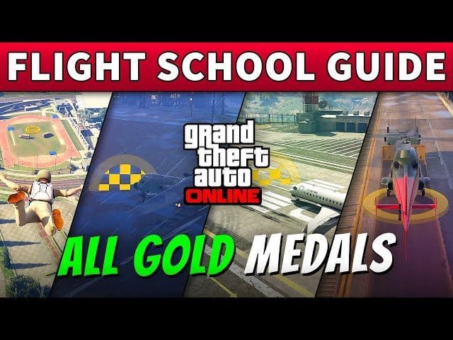 List of all GTA Online Flight School lessons (and how to start them)