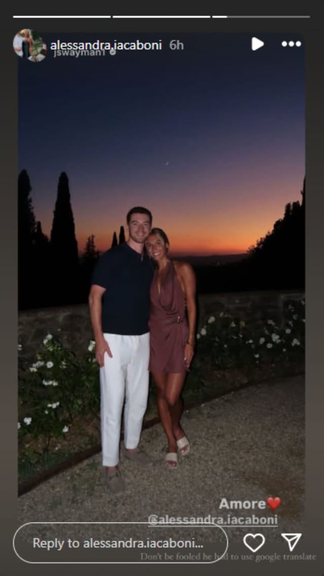 "Had to use google translate": Jeremy Swayman's girlfriend Alessandra ...