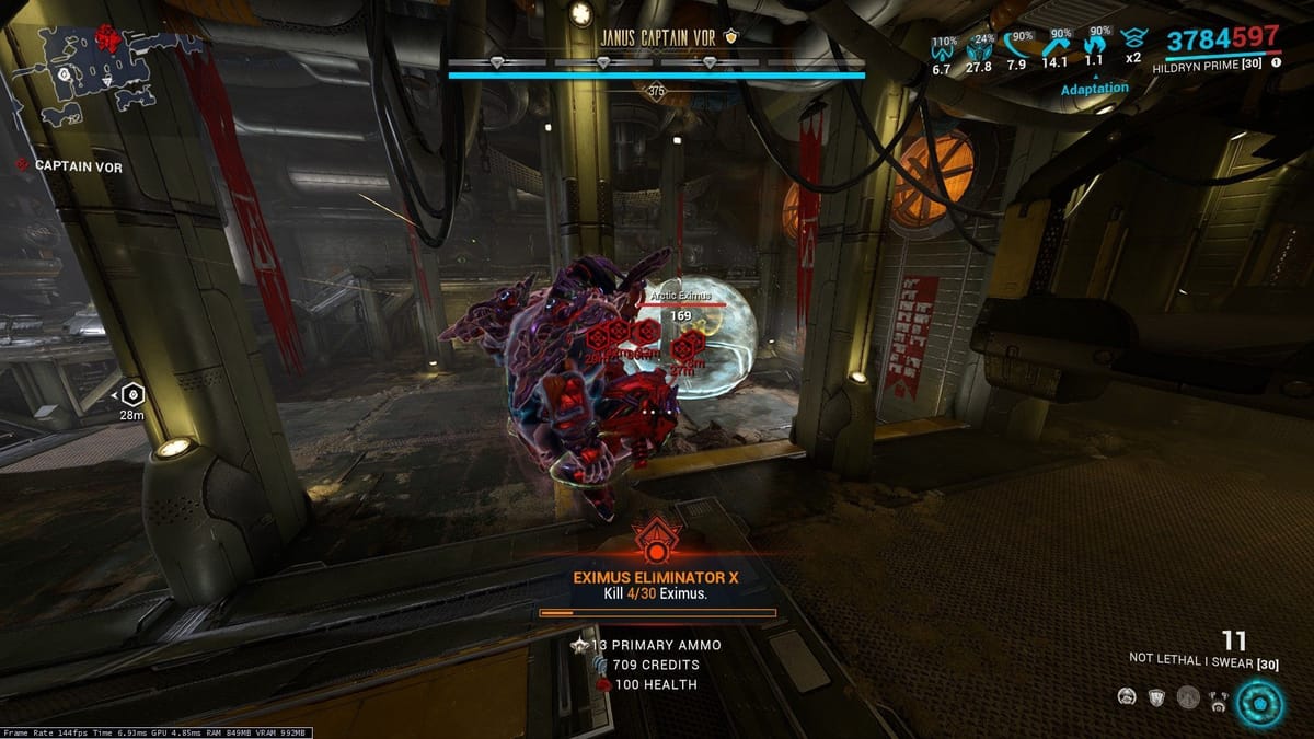 Warframe hardmode Vor boss guide (Janus Captain Vor)