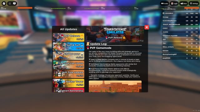 Tower Defense Simulator PvP guide