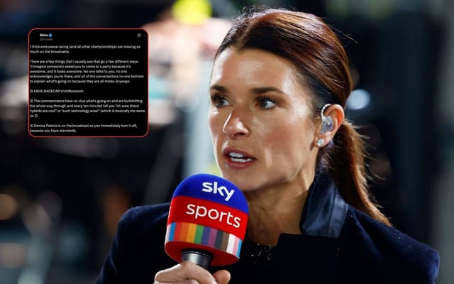 "Danica Patrick is on the broadcast so you immediately turn it off": Former Red Bull man goes on ...