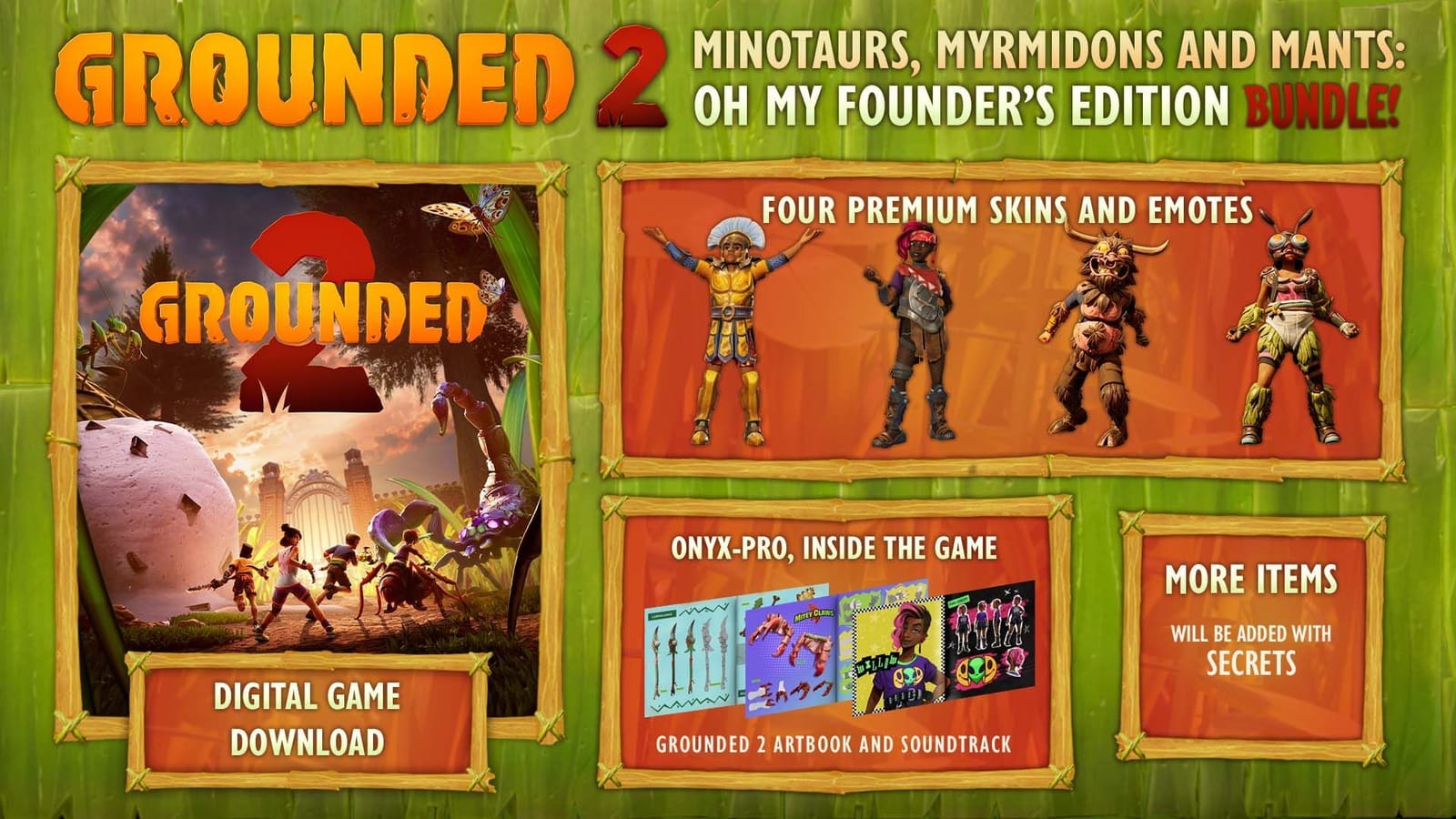 How many playable characters will Grounded 2 have?