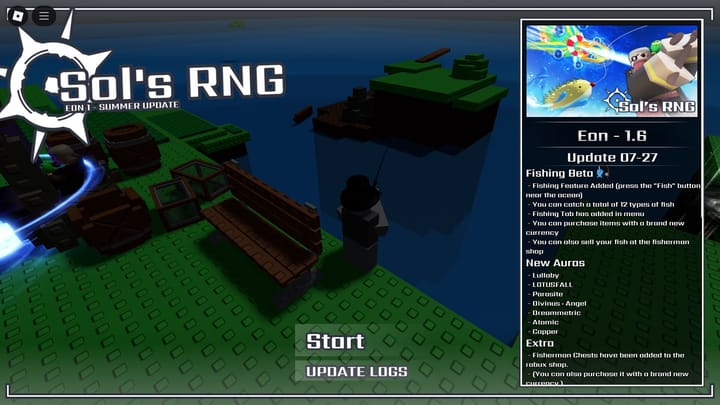 Sol’s RNG Fishing Update guide