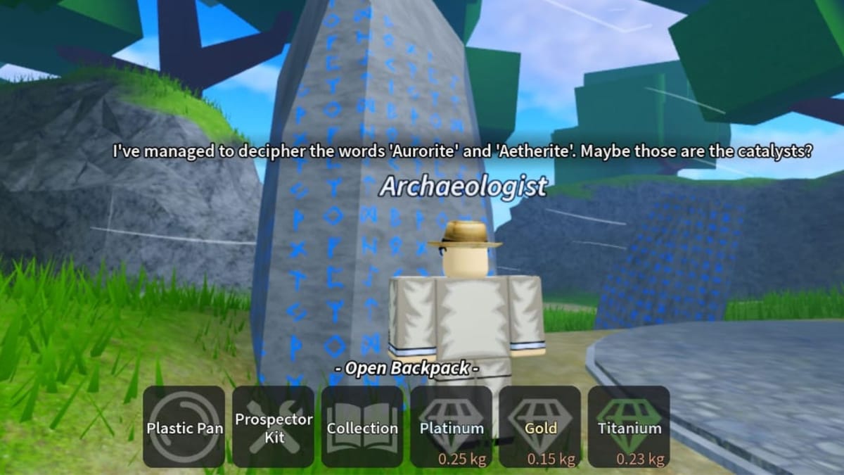 How to enchant pan in Prospecting
