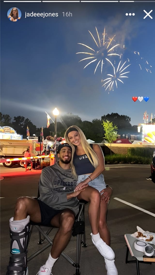 Tyrese Haliburton's girlfriend Jade Jones shares glimpse of Pacers star ...
