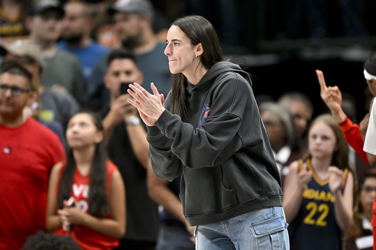 Caitlin Clark reacts to Aliyah Boston's third consecutive selection as ...