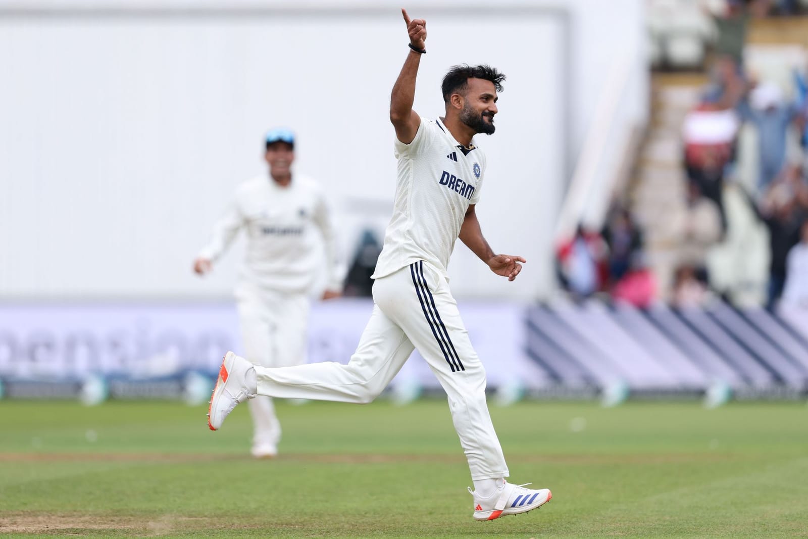 Akash Deep takes his 10th wicket of the match as Team India register ...