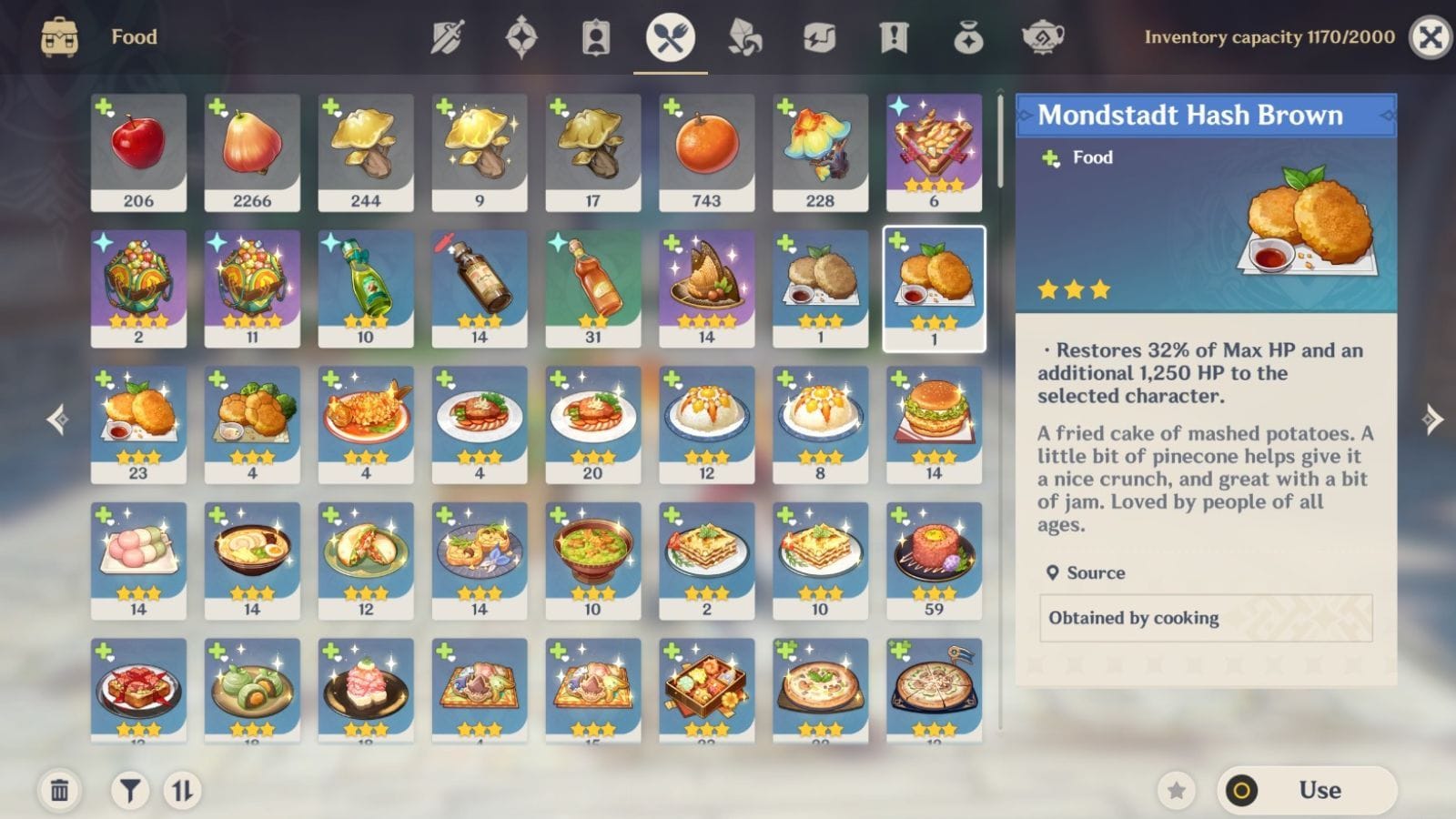 10 best foods to cook in Genshin Impact