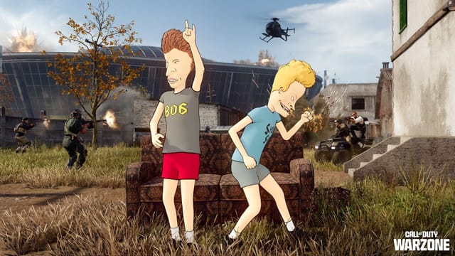 Call of Duty's new Beavis and Butt-head skins are "pay-to-lose" in Warzone