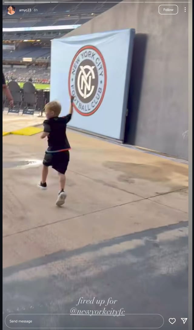 Gerrit Cole wife Amy drops 4-word reaction to NY with son ahead of New ...