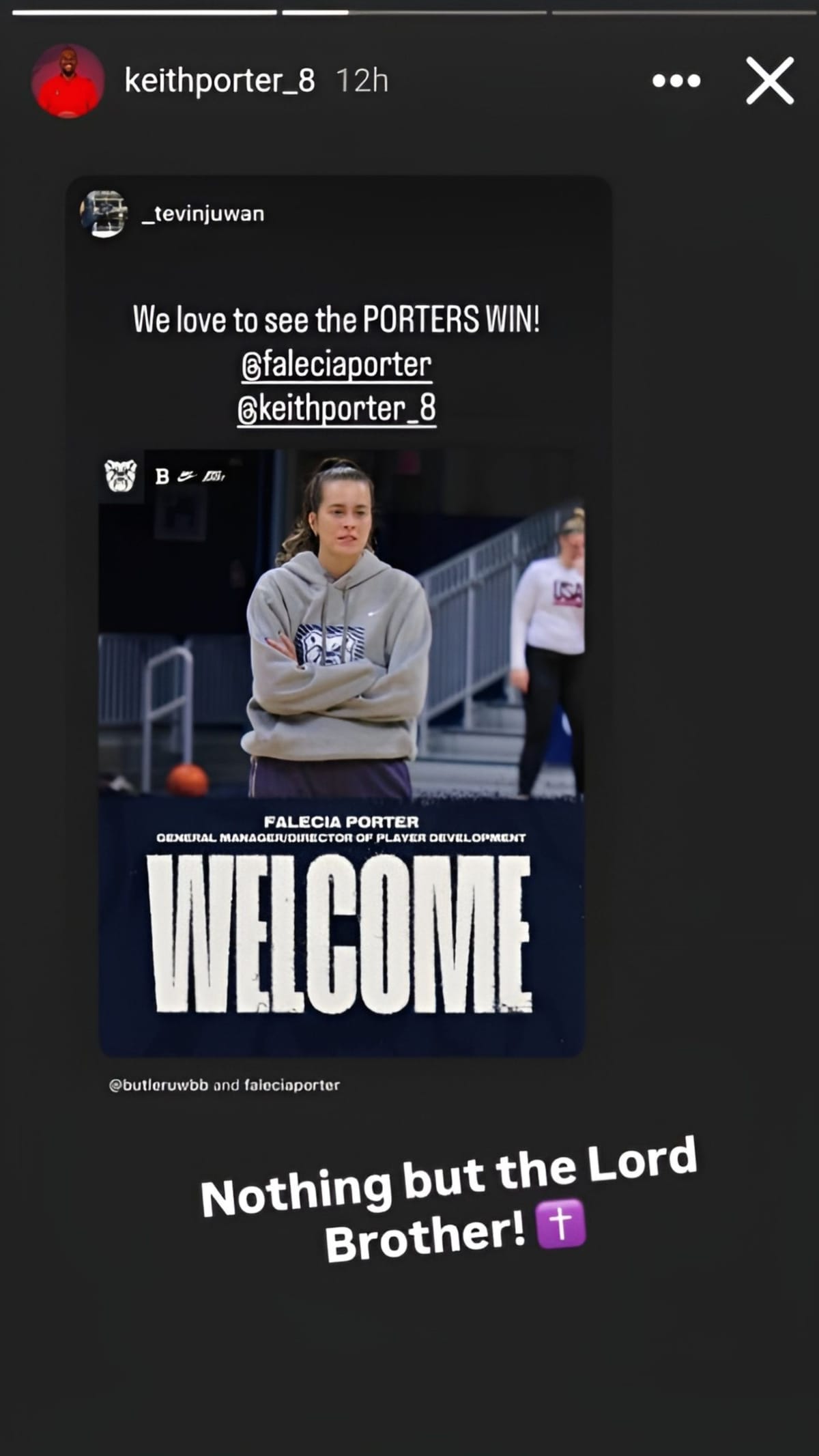 Fever coach Keith Porter can’t hide his excitement as wife starts new ...