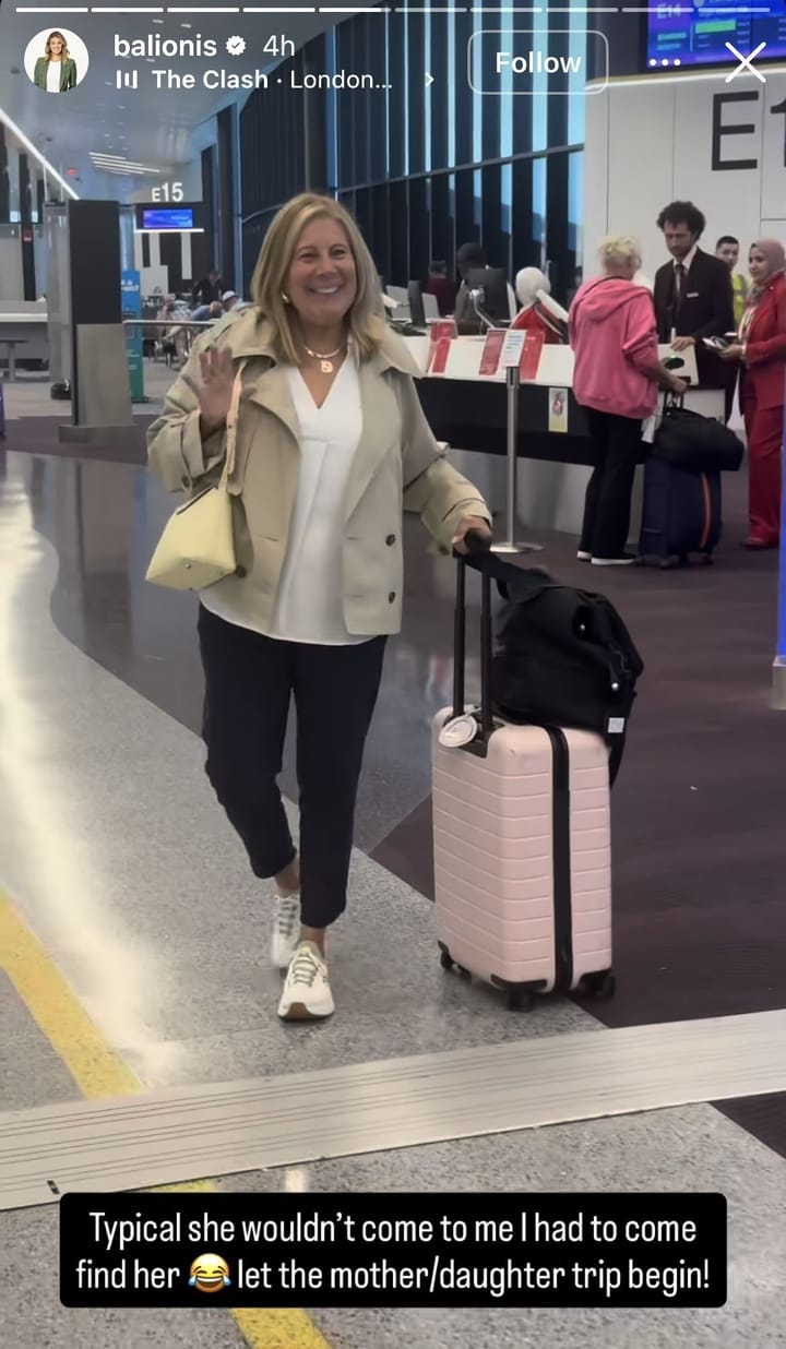 Amanda Balionis ‘waiting’ for a ‘special someone’ to join her as she ...
