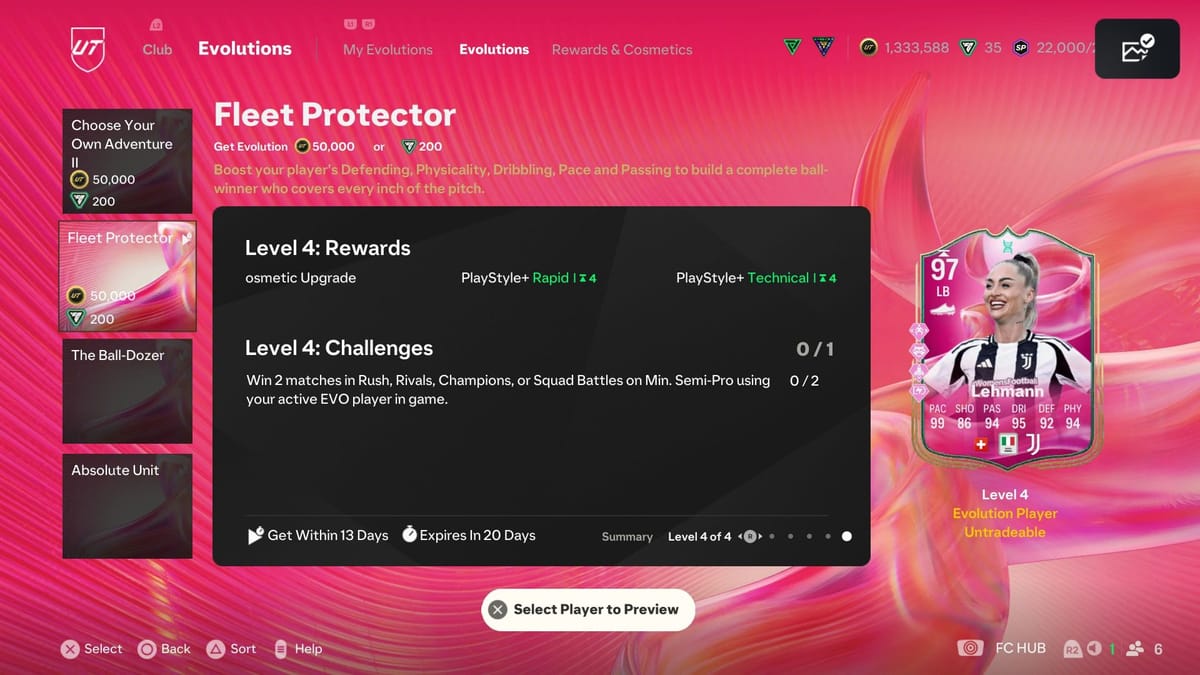 EA FC 25 Fleet Protector Evolution: Best players to use, all upgrades ...