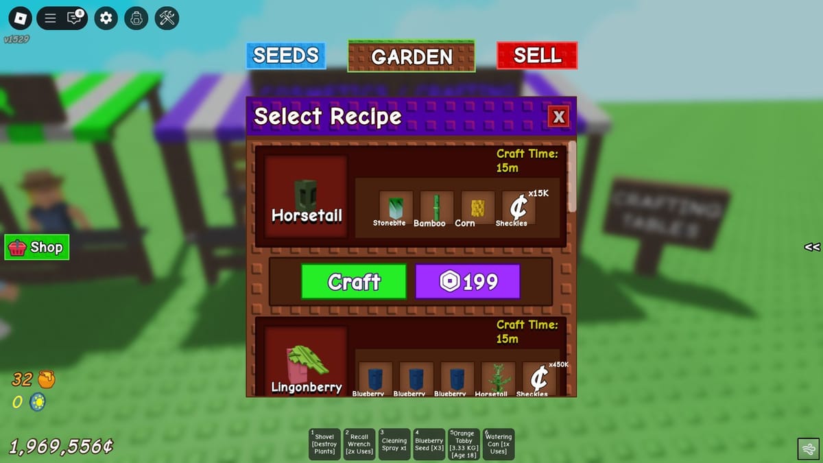 How to get Horsetail in Grow a Garden