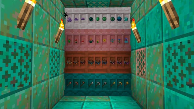 Minecraft fans are using new shelf blocks to build casinos