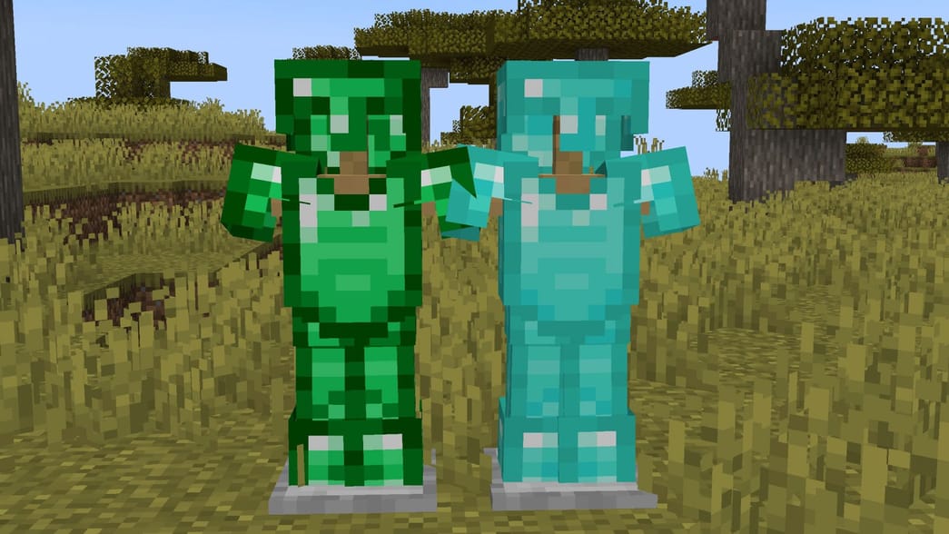 Why emerald armor in Minecraft could have worked better than copper armor