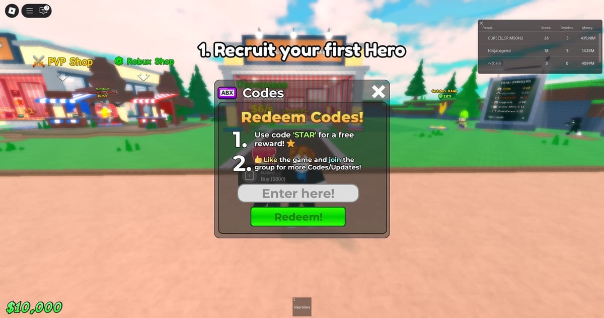 Steal an Anime Codes (July 2025)