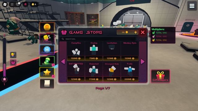 Ink Game emotes price list