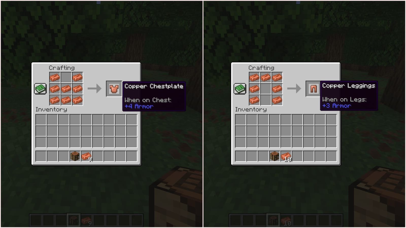 How to get copper armor in Minecraft