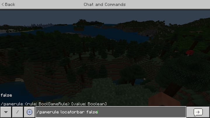 How to turn off the locator bar in Minecraft
