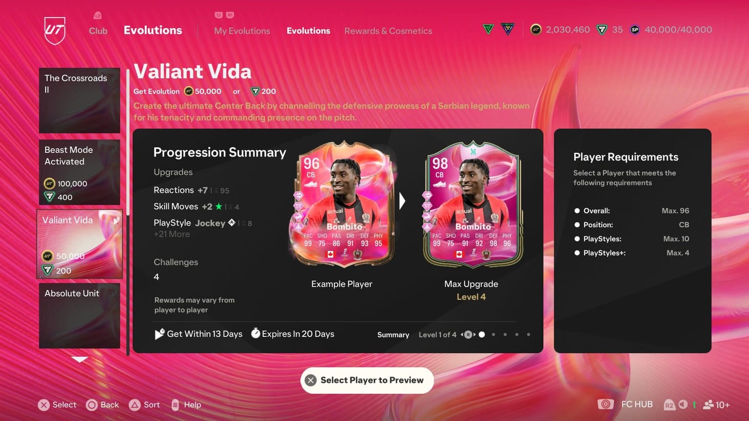 EA FC 25 Valiant Vida Evolution: Best players to use, all upgrades ...