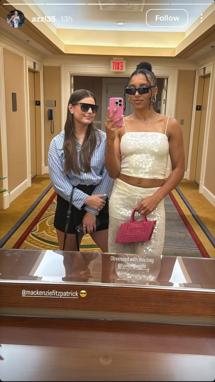 Paige Bueckers’ girlfriend Azzi Fudd shares mirror selfie with 4-word ...