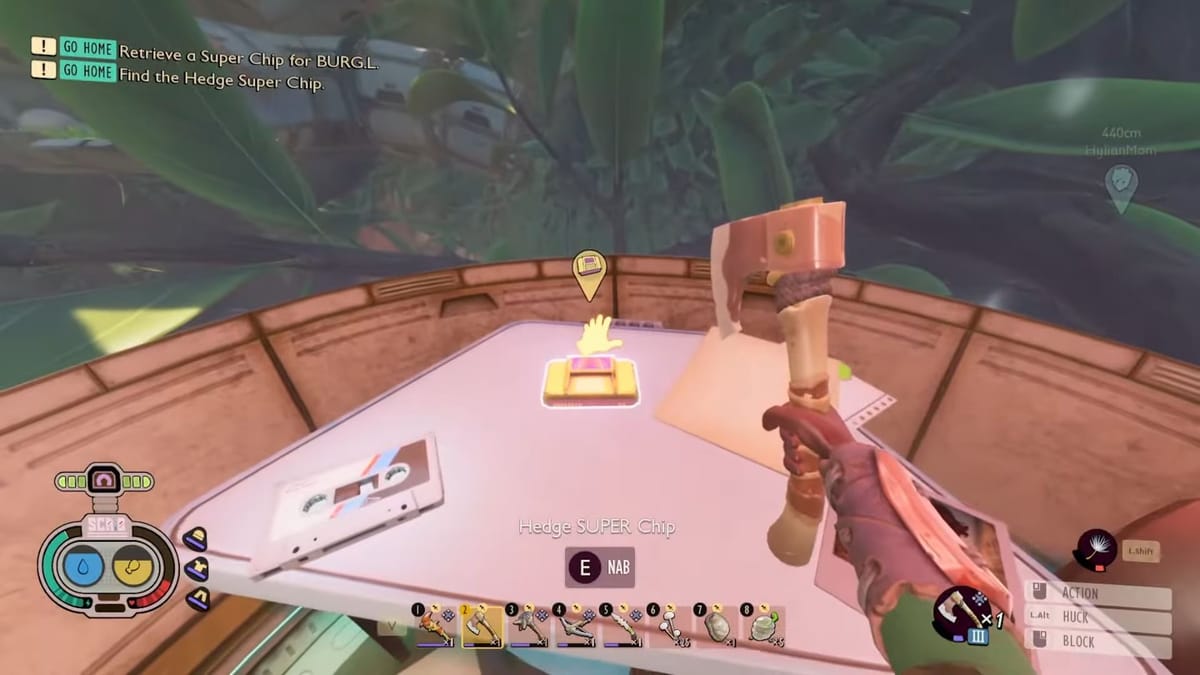 Grounded: How to get the Hedge Super Chip