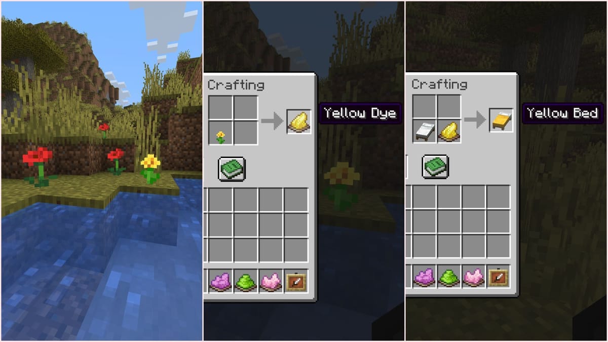 How do new dyes look in Minecraft?