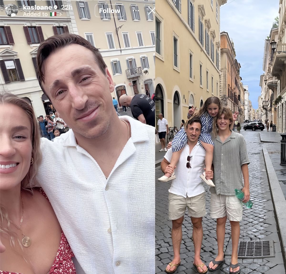 Brad Marchand spends gala time with wife Katrina and their children in ...