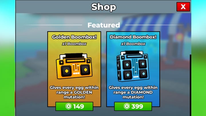 How to get the Boombox item in My Singing Brainrot