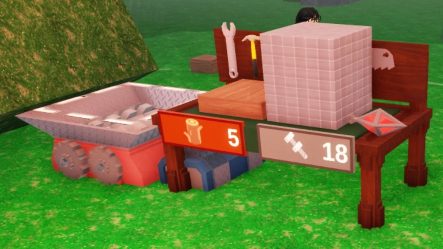 All new structures in 99 Nights in the Forest Crafting Update