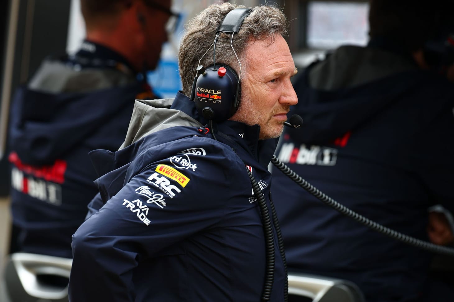 Christian Horner's brother makes an appearance at the F1 paddock during ...