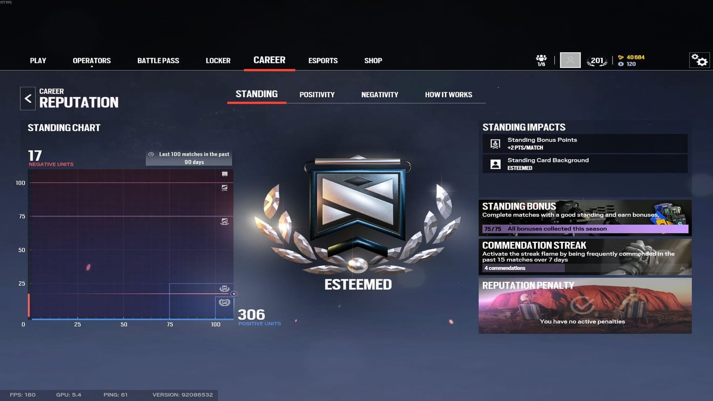 How to increase Reputation in Rainbow Six Siege X