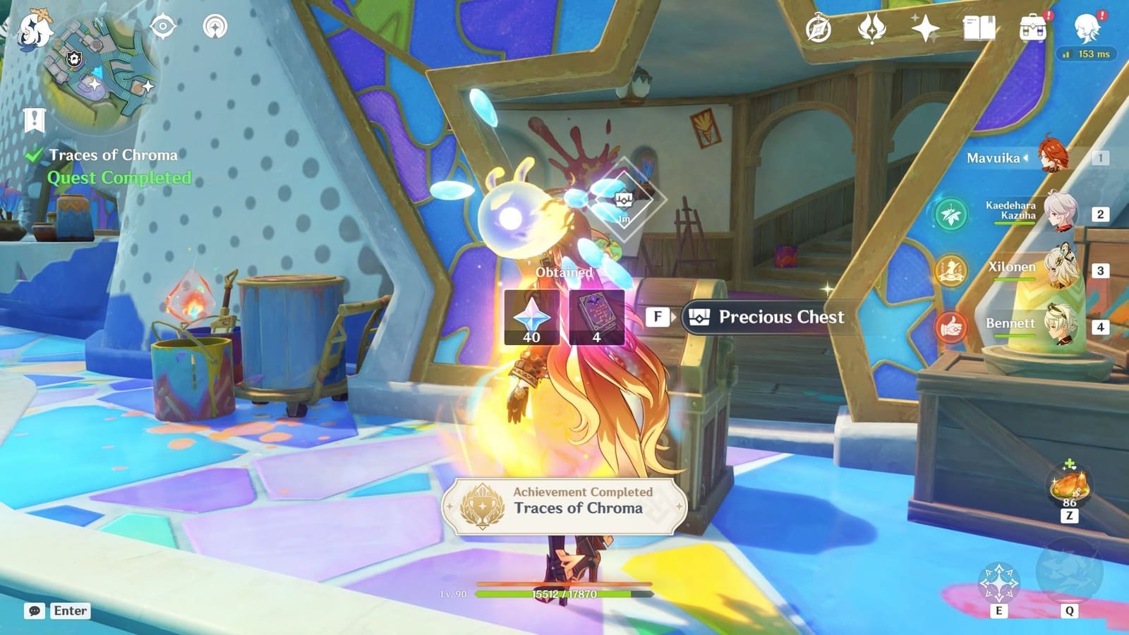 Genshin Impact Traces of Chroma quest guide