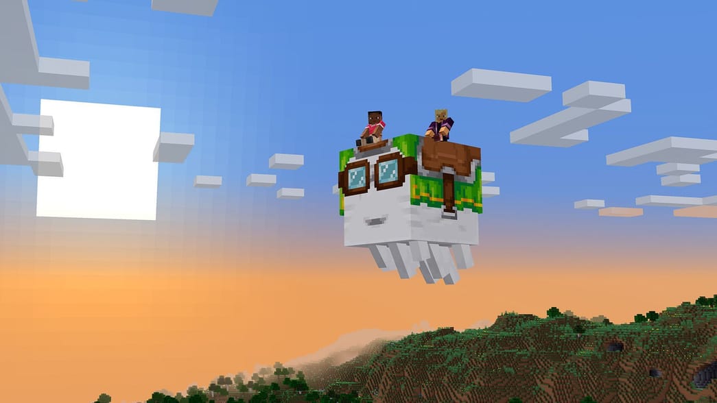 "This is sooo adorable!!": Fans react to Minecraft happy ghast artwork ...