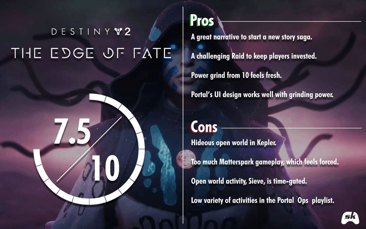 Destiny 2 The Edge of Fate review: A rocky but promising start to a new ...