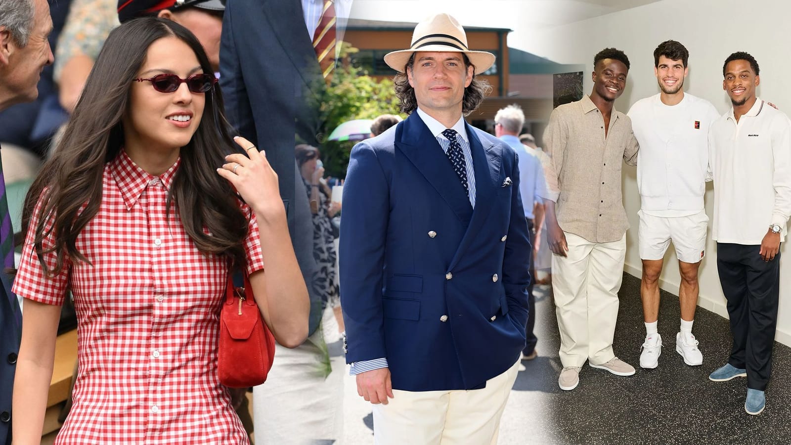 Celebrities in Royal box at Wimbledon today for Jannik Sinner vs Carlos ...