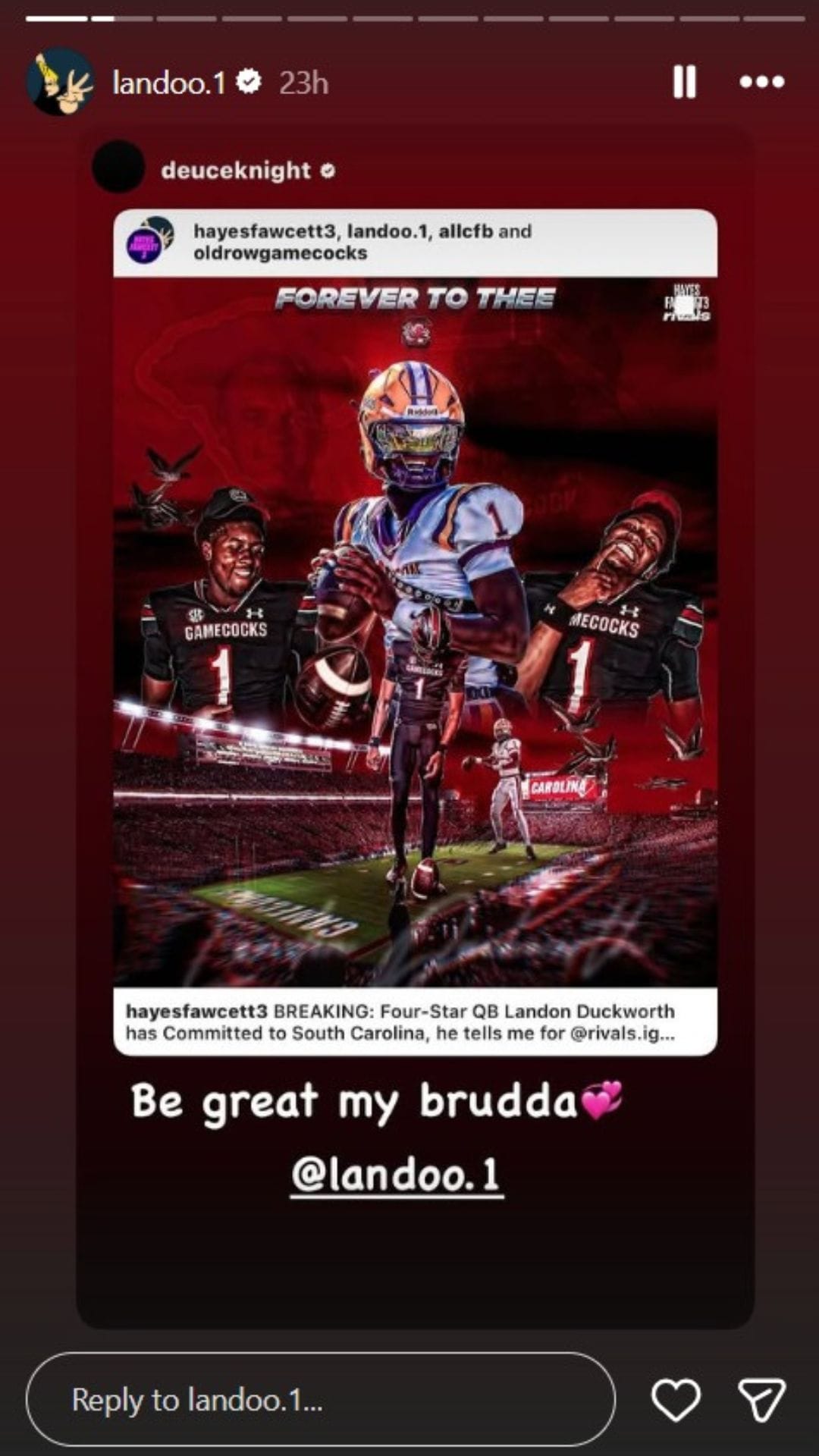 Auburn's Deuce Knight sends 4-word message to Landon Duckworth as 4 ...