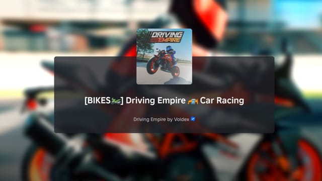 How to get KTM bikes in Driving Empire