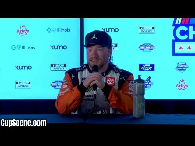 Tyler Reddick drops a 4-word reaction after another missed Chicago win