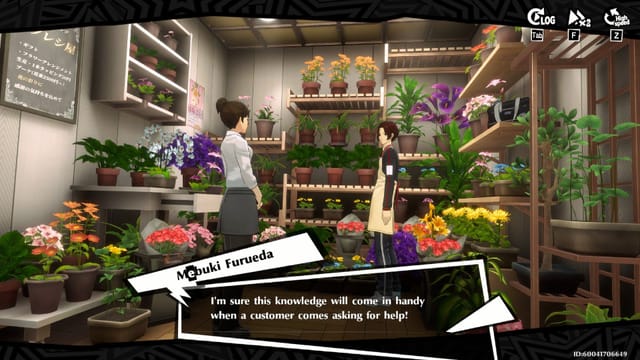 All Flower Shop answers in Persona 5: The Phantom X