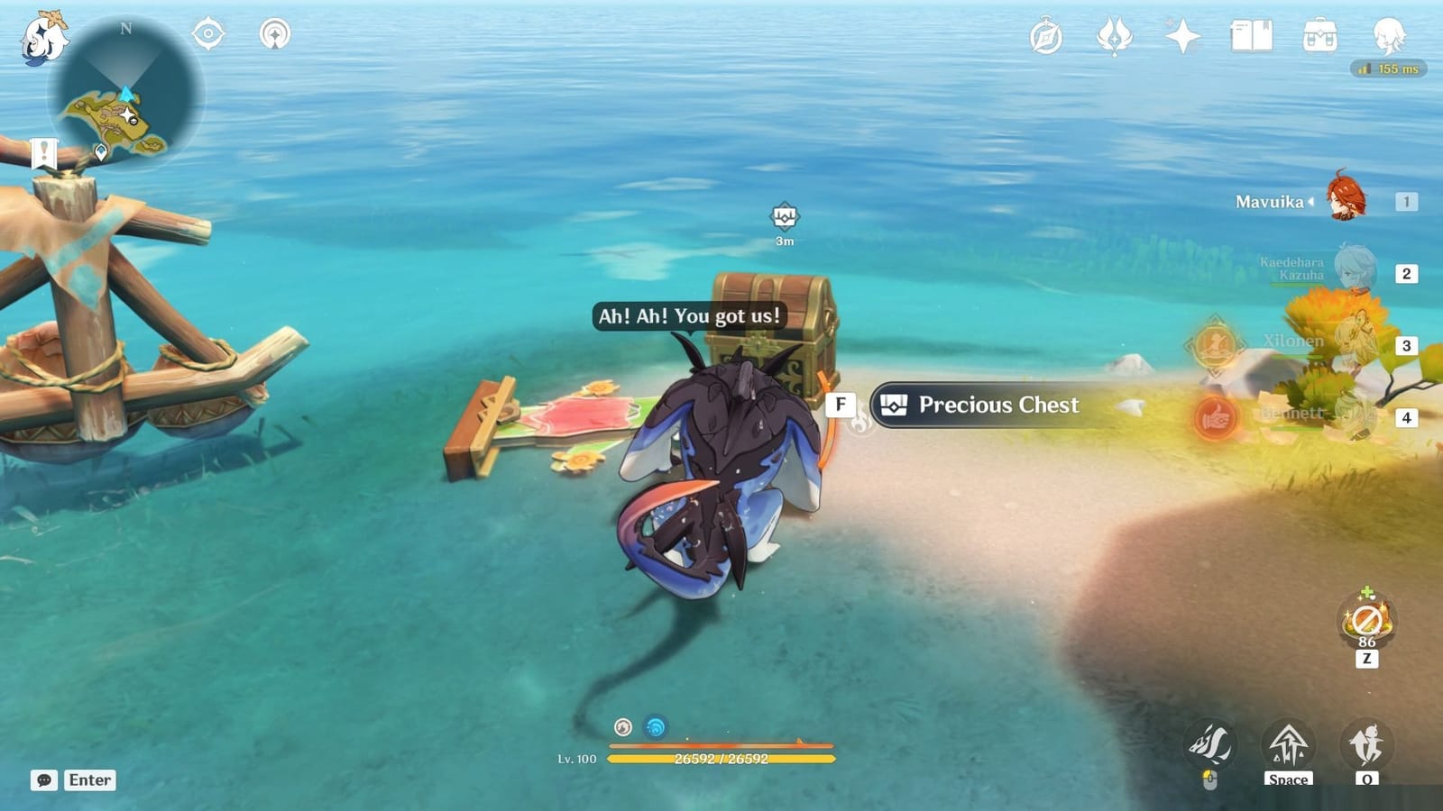 Genshin Impact Guiztli Ridge Alpaca and 3 ruffians' Precious Chest ...