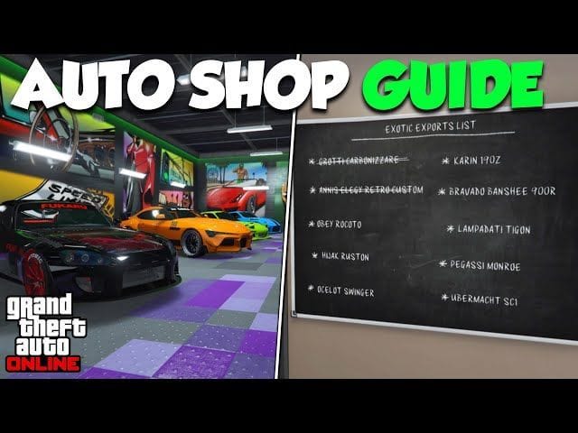 Beginner's guide to using a Custom Auto Shop in GTA Online