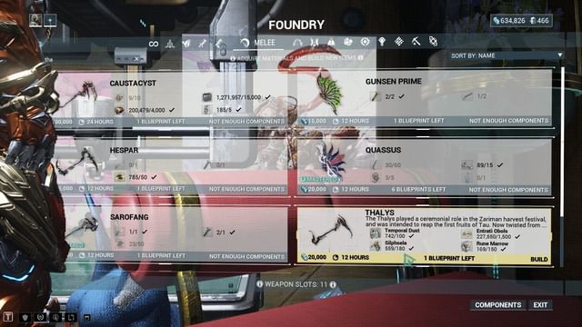 Warframe: How to get Thalys (the new Incarnon weapon)