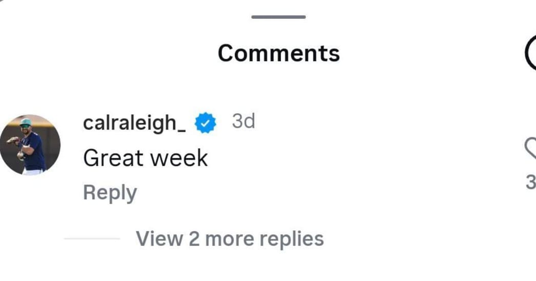 Mariners star Cal Raleigh reacts to girlfriend Hannah’s recap of ...