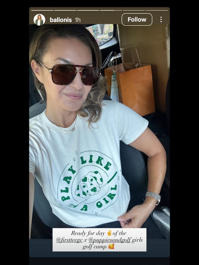 "Nobody panic" - Amanda Balionis dons the role of a 'coach' at an ...